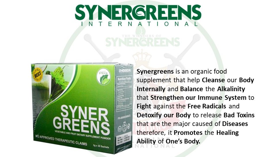 SynerGreens International 100% ORIGINAL Herbal Juice FDA APPROVED ...