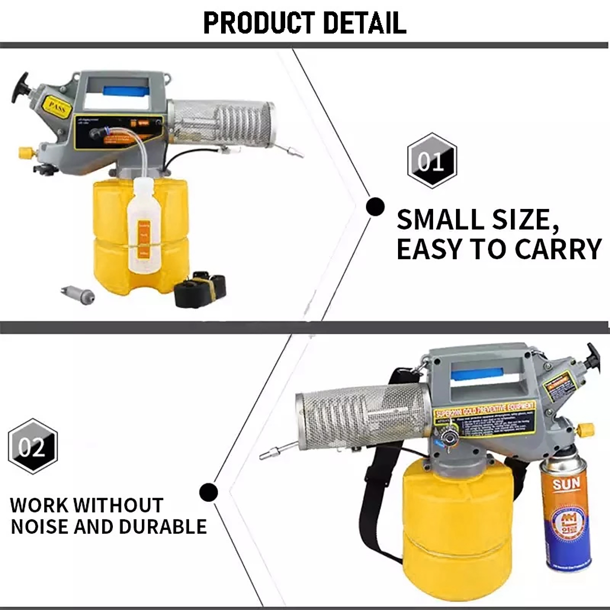 Mosquito Fogging Sprayer Machine Portable Farm Thermal Fog Machine ...