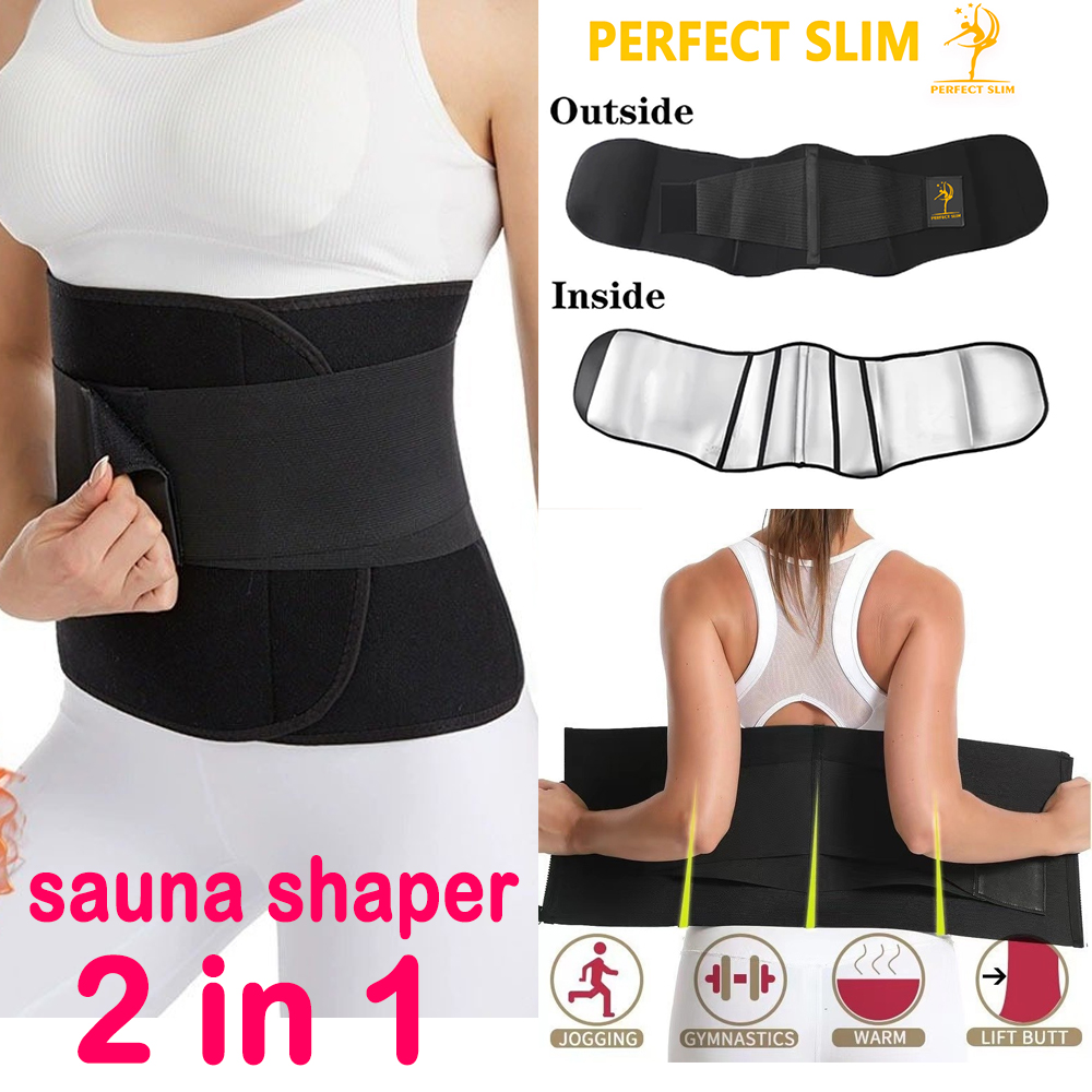Perfect Slim Belt man Original Waist Trainer Sauna Shaper waist trimmer ...