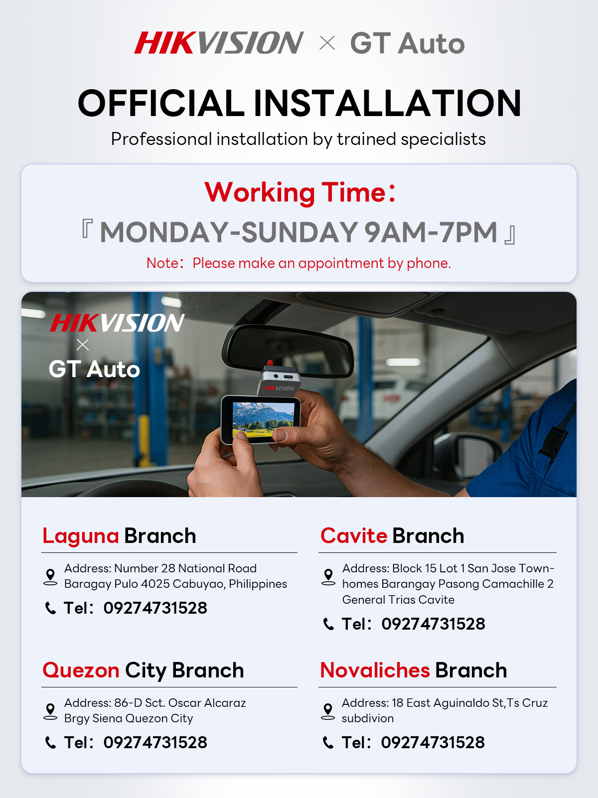 Hikvision C8 Pro 3.5K Dash Cam Dual Cam HDR 60FPS Type-C Voice Control ...