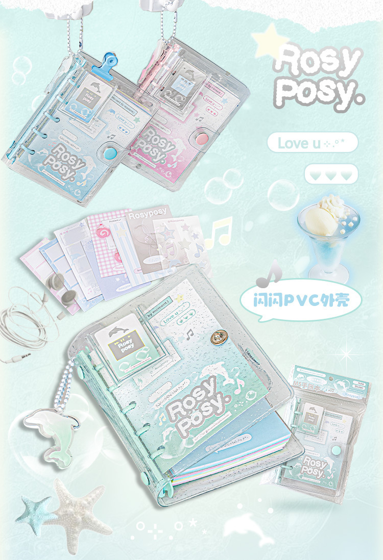 RosyPosy Dialog box Series M5 Notebook Notepad Loose-leaf Planner ...