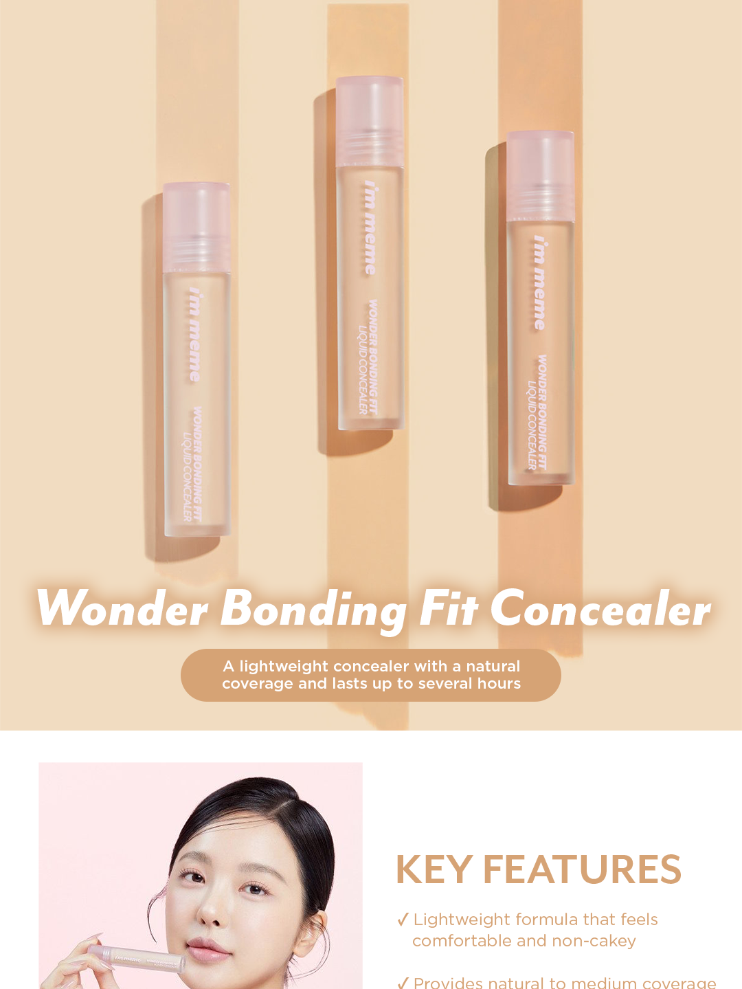 I'M MEME Wonder Bonding Fit Liquid Concealer | Shopee Philippines