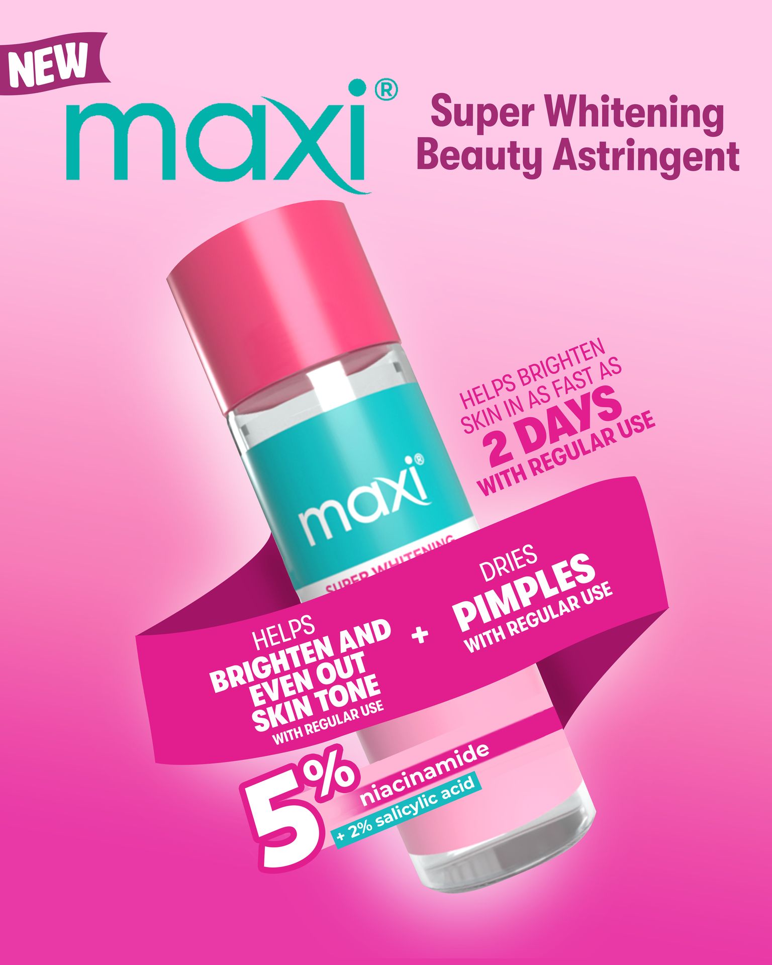 Maxi Beauty Astringent 100ml set of 2 | Shopee Philippines