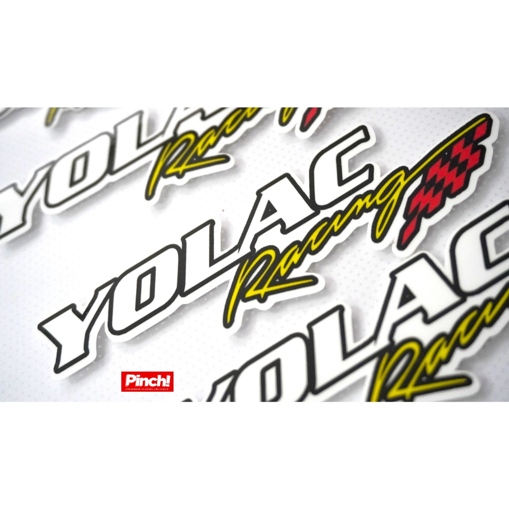 Pinch Motorcycle Sticker - Yolac Racing Cam 4pcs | Shopee Philippines