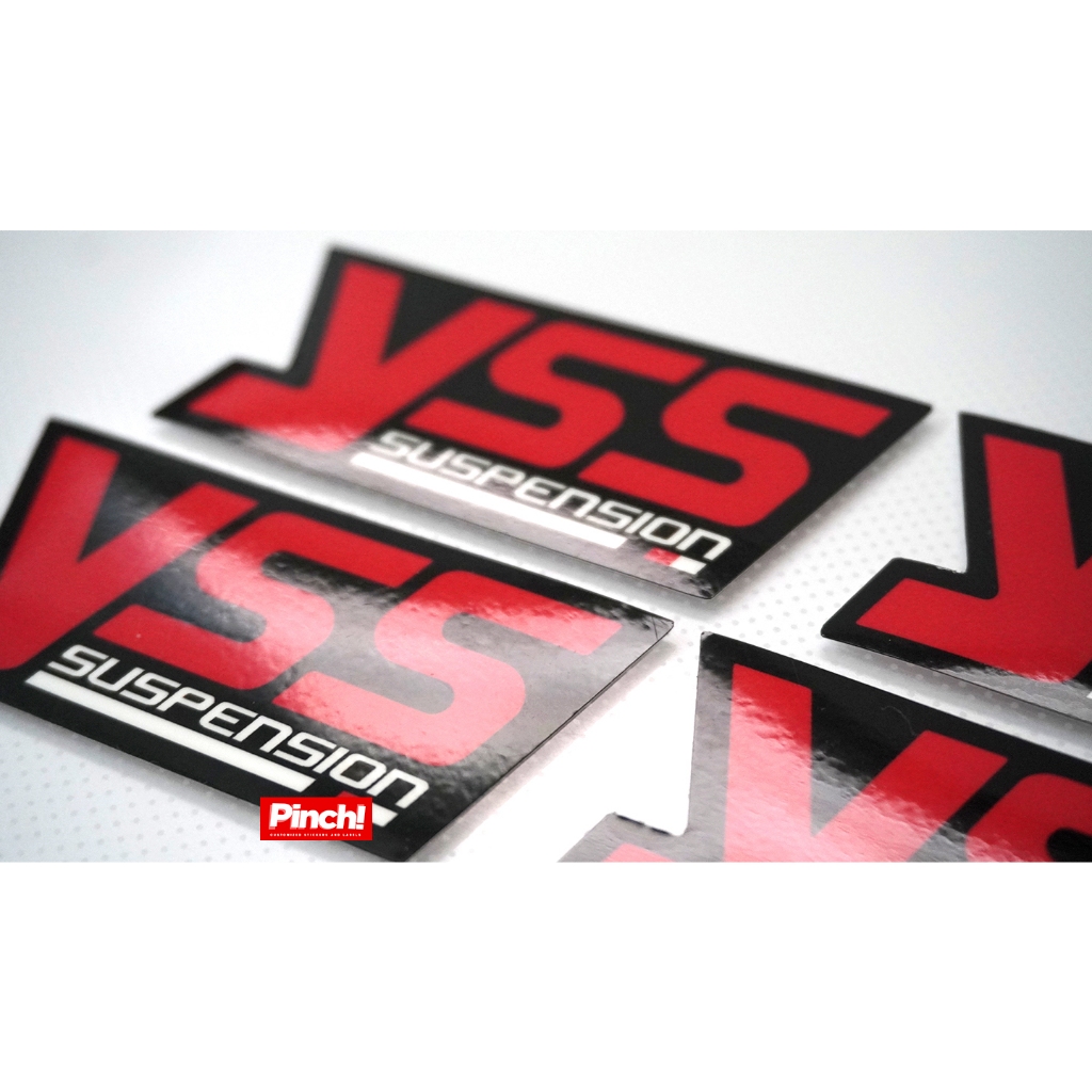 Pinch Motorcycle Sticker - YSS Shock Logo 4pcs | Shopee Philippines