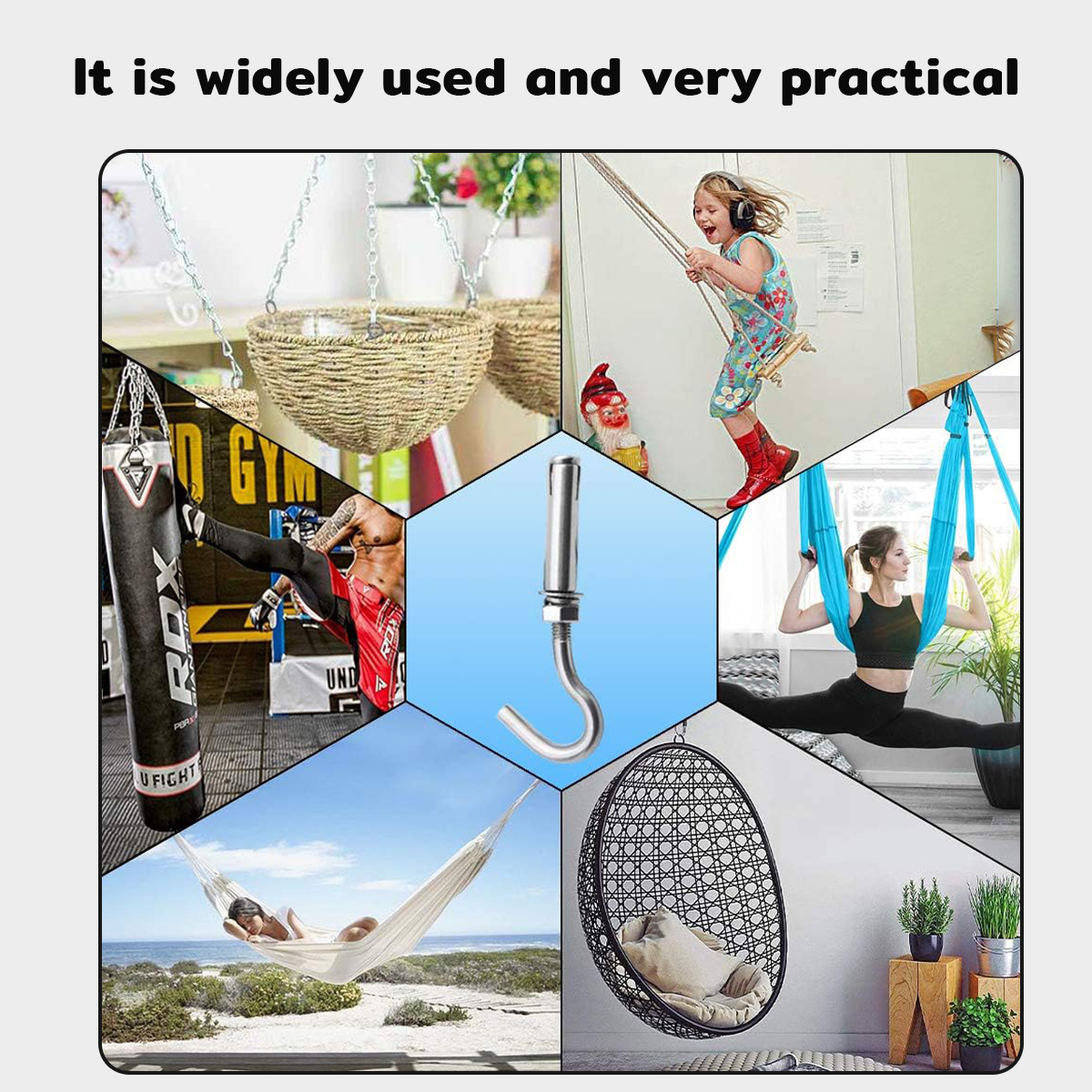 ET Heavy Duty Concrete Hook 304 Stainless Steel M6 M8 M10 Expansion Screw Hooks | Shopee Philippines