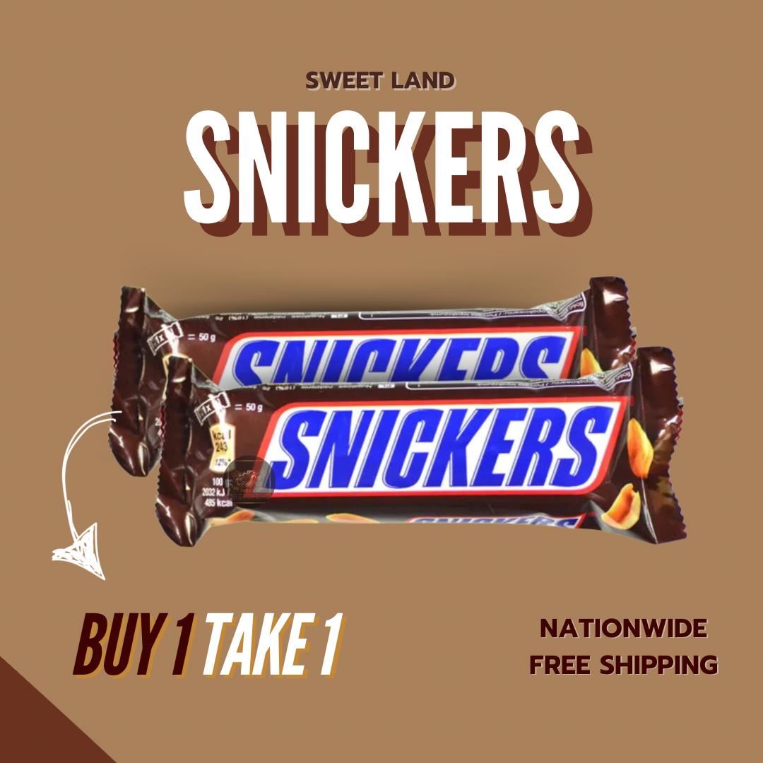 Buy 1 Take 1 Snickers Bar 50g + Imported Chocolates | Sweet Land | BIR ...