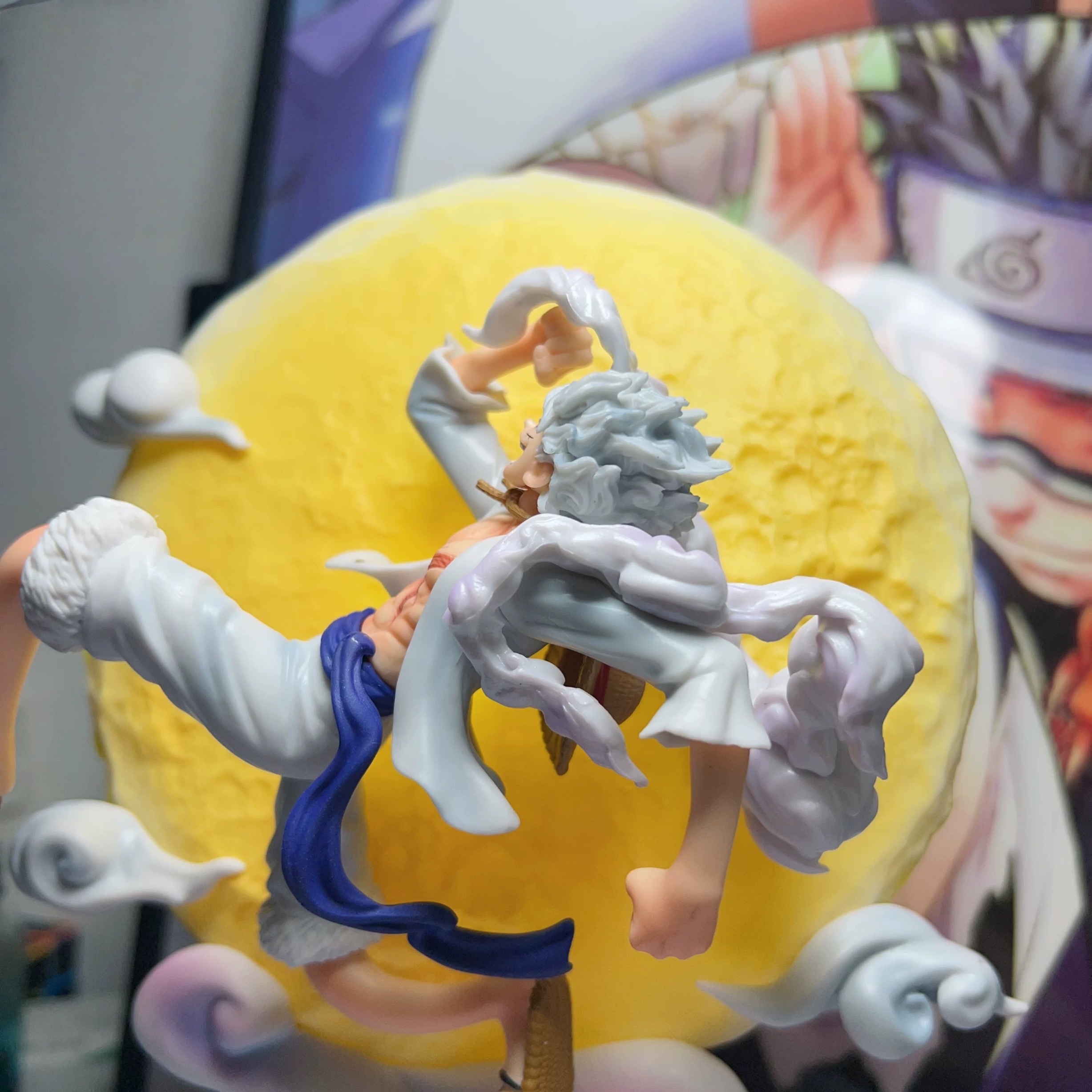 One Piece action figure Monkey D. Luffy Burning Moon glowing anime ...