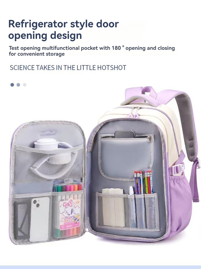 Children's School Bag Cute girls waterproof large capacity Kids School ...