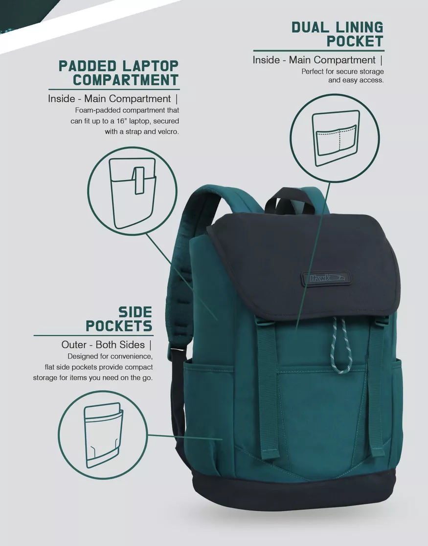 [HOT SALE] Hawk 5963 LARGE Lifestyle Backpack | Shopee Philippines