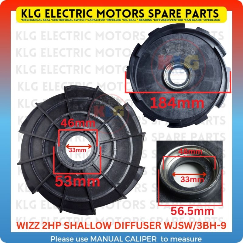 Wizz water pump Diffuser venturi for 2hp | Shopee Philippines