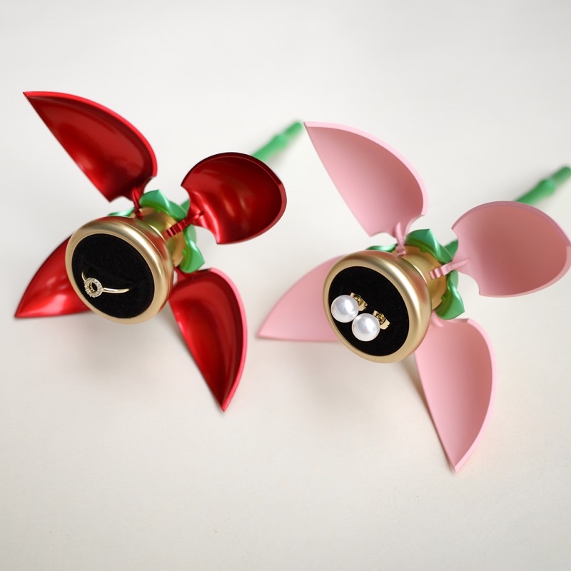 Callie Tulip Flower Jewelry Case Gift Packaging for Mother's Day Shop ...