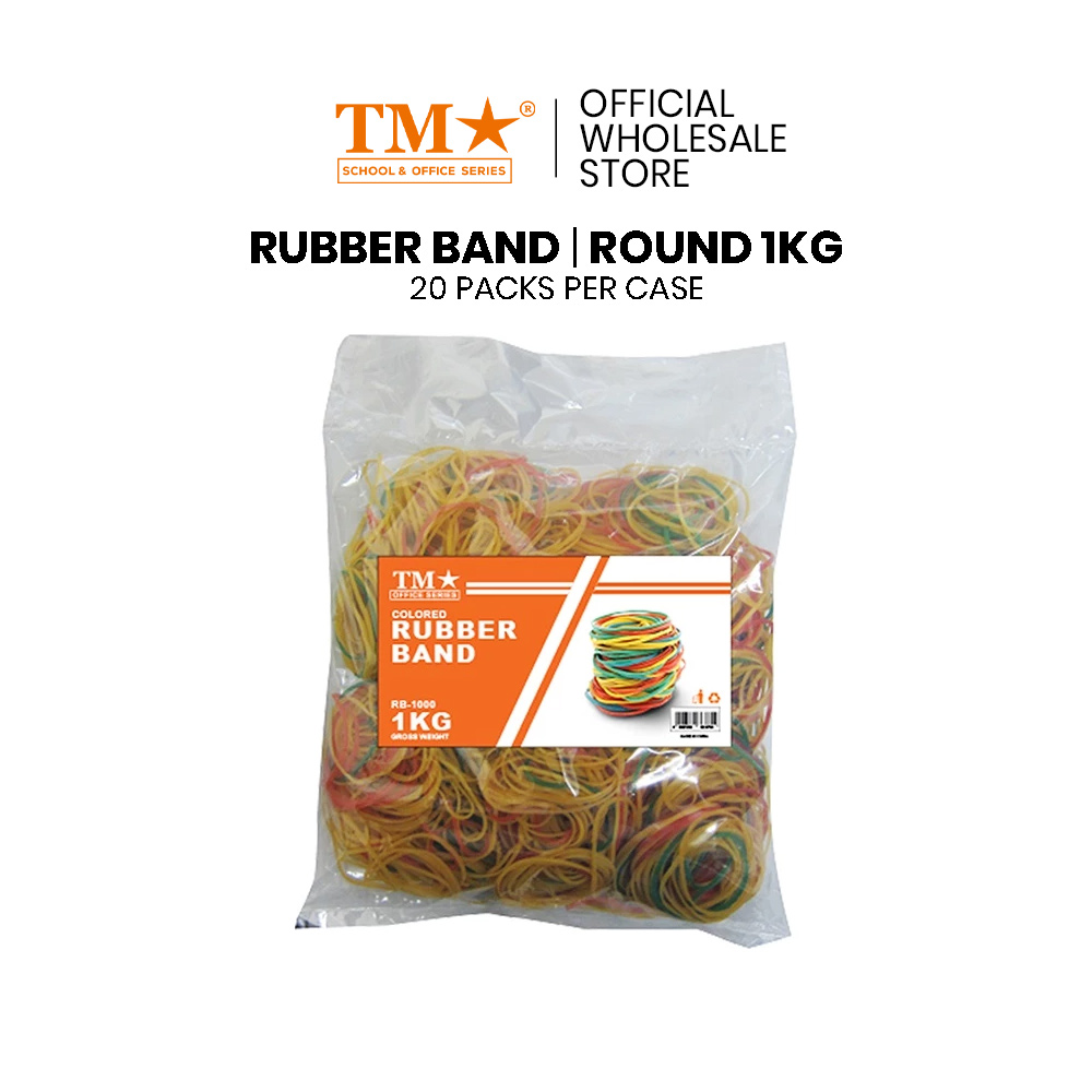 TM 20 packs Rubber Band Colored 1kg (RB-1000) | Shopee Philippines