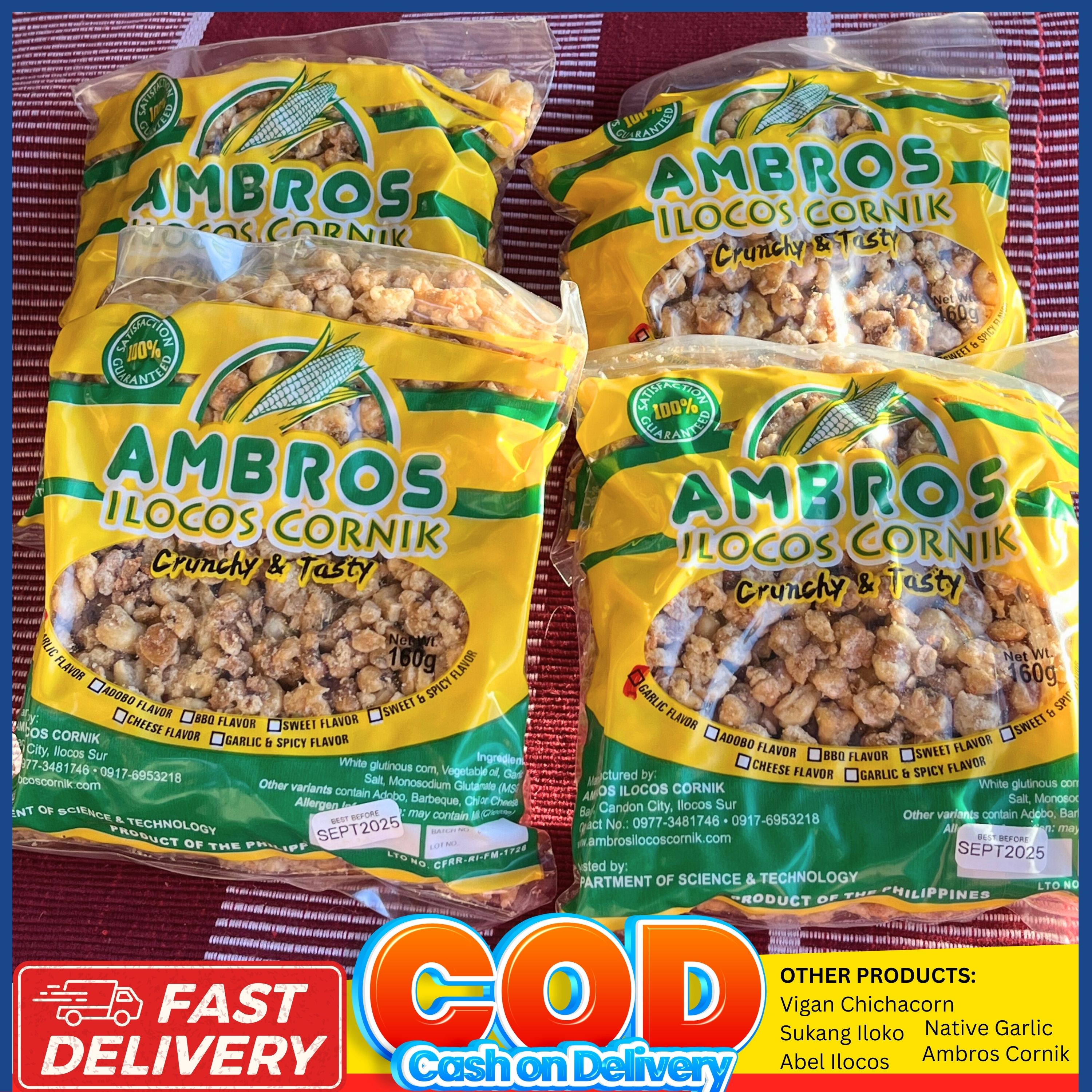 Ambros Ilocos Cornik The Original Crunchy Chichacorn Cornick | Shopee ...