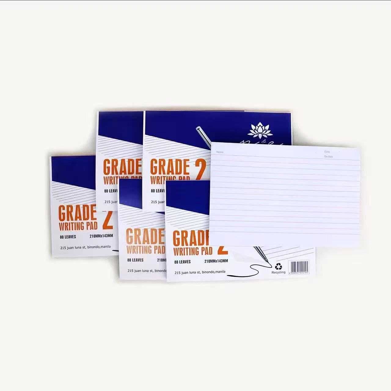 10pc set school elementary writing pad ,grade 1 to grade 4 available ...