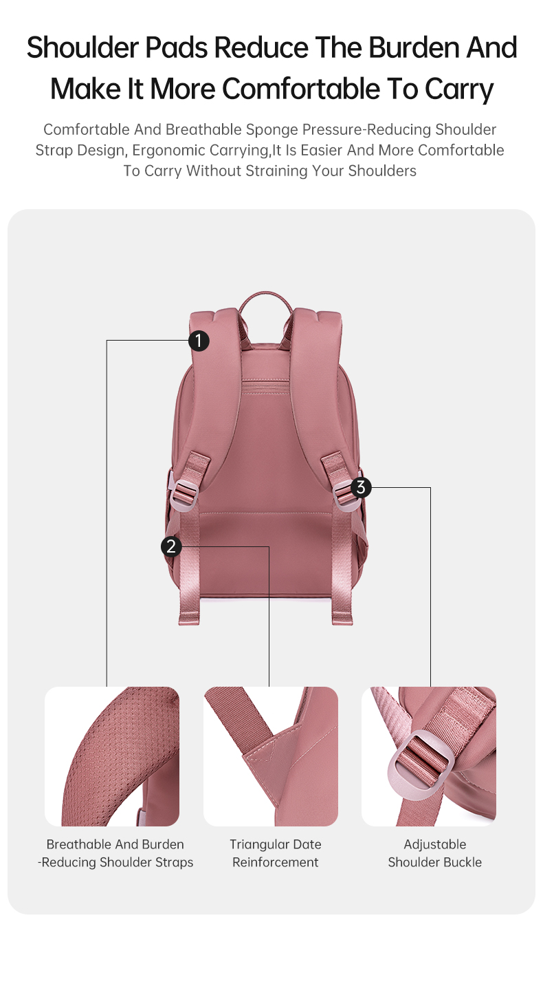 Chantria CB00770 Small Student Bag Nylon Water Resistant 10L Laptop ...