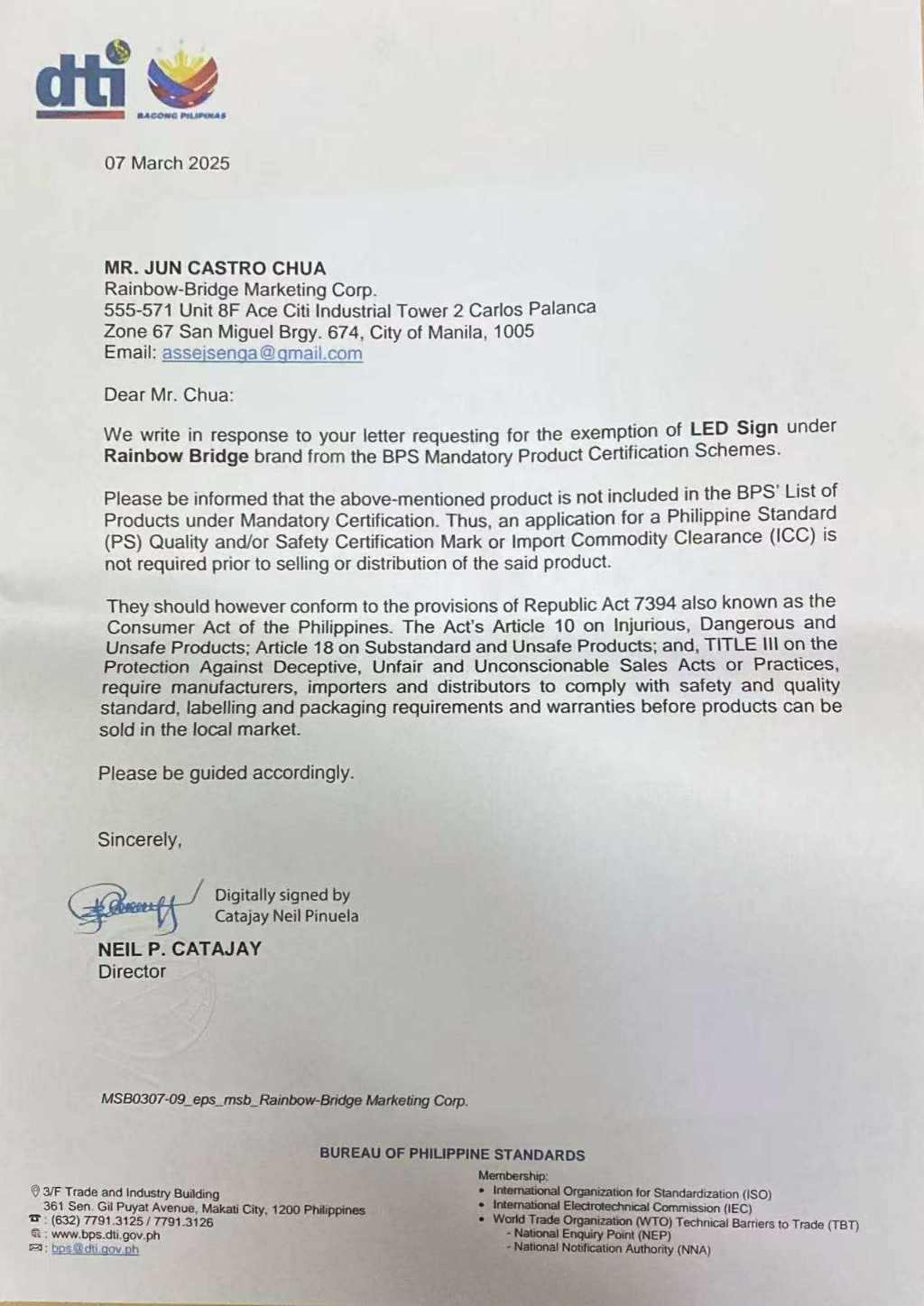 VIDEOKE - RAINBOW BRIDGE LED SIGNAGE (New-Small-Large) #SIZE:W48cm ...