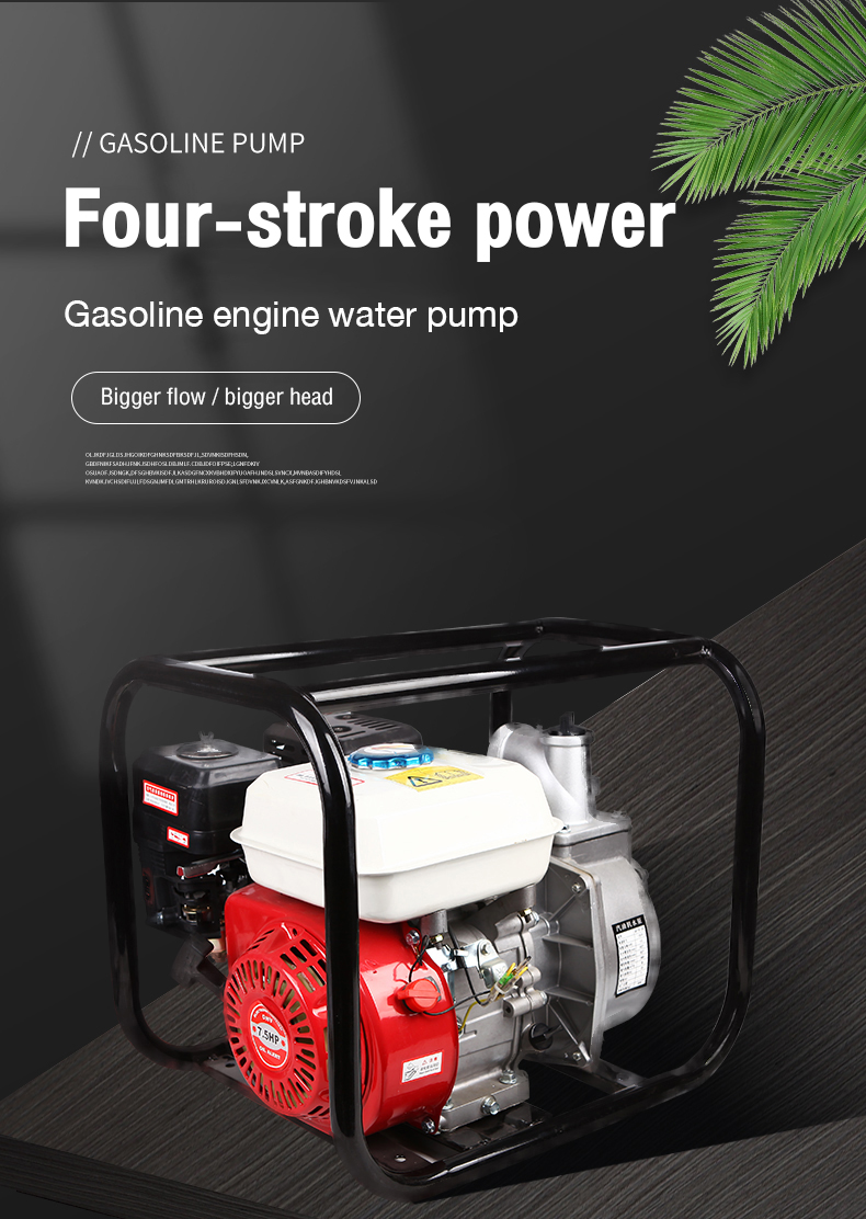 Gasoline Water Pump Heavy Duty Gasoline Engine Water Pump Jetmatic ...