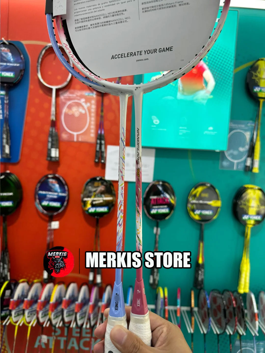 NANOFLARE 70 Badminton Racket Full Carbon Single 4U 26-30Lbs 83g Made In Japan | Shopee Philippines