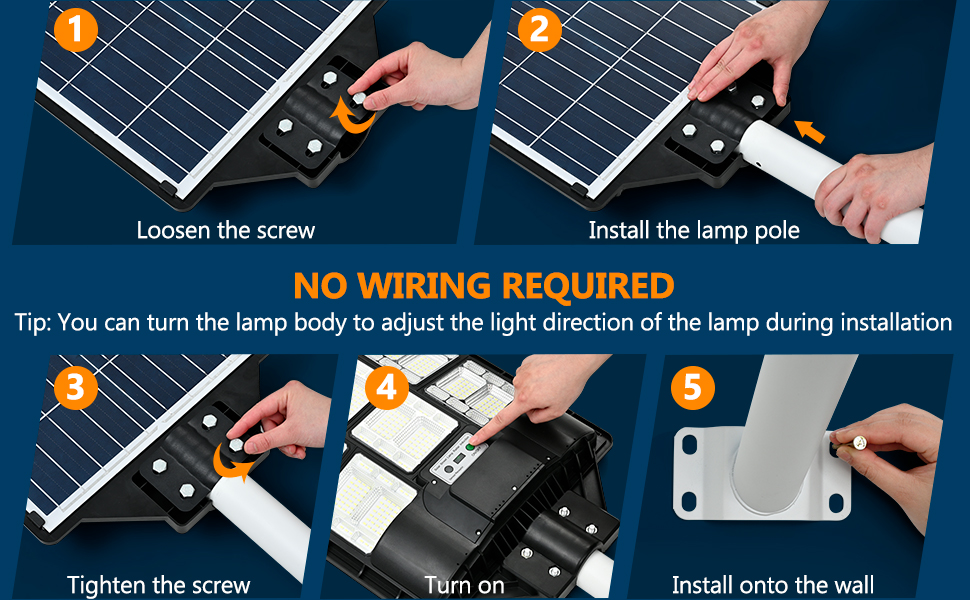 Extra-Large solar street light 5000W outdoor solar light waterproof ...