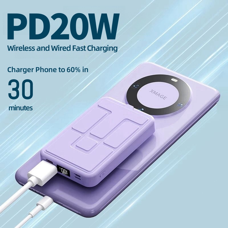 Xiaom CCC Magnetic Powerbank 20000mAh Fast Charging Portable Wireless ...