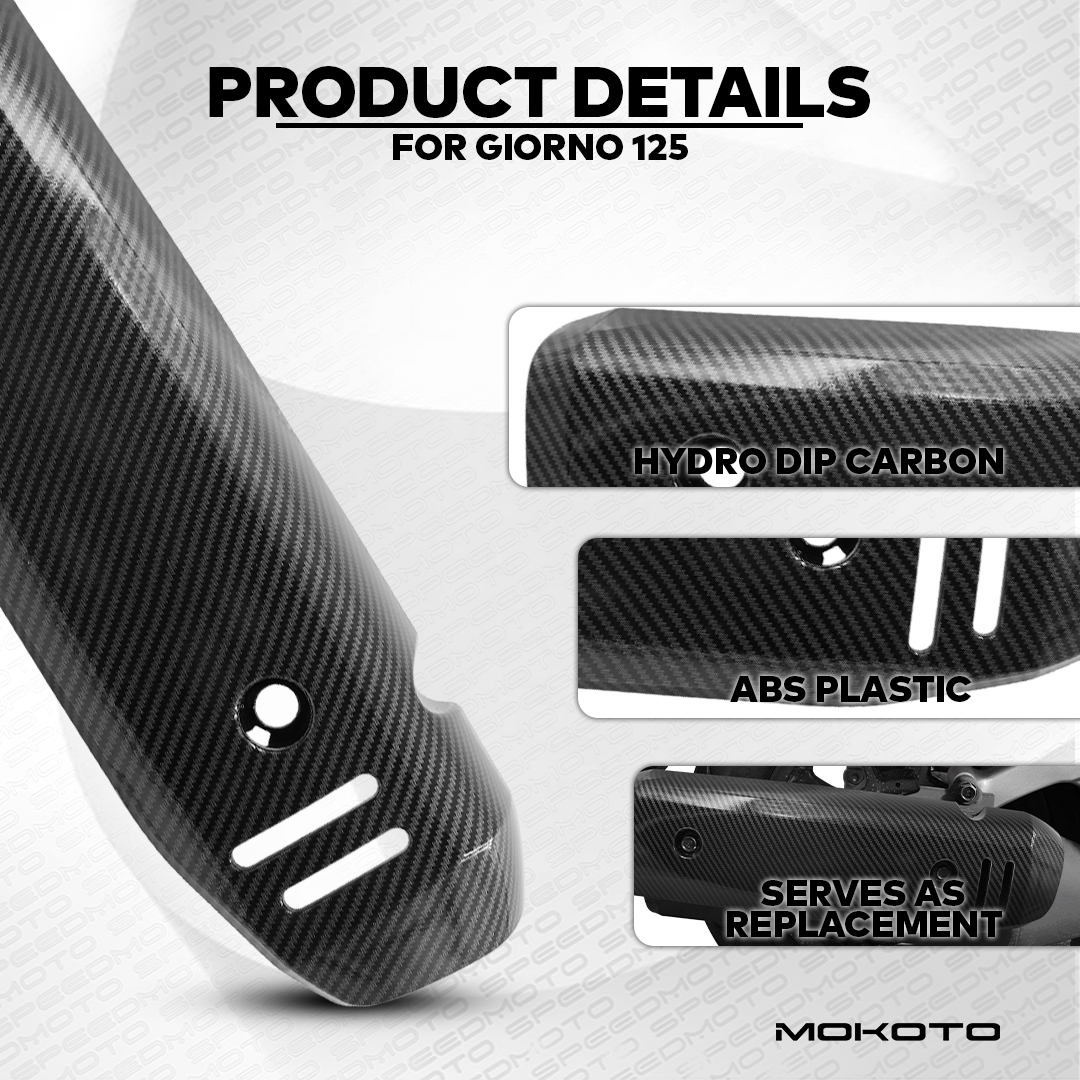 MOKOTO HONDA GIORNO 125 MUFFLER COVER HEAT GUARD EXHAUST COVER FOR ...