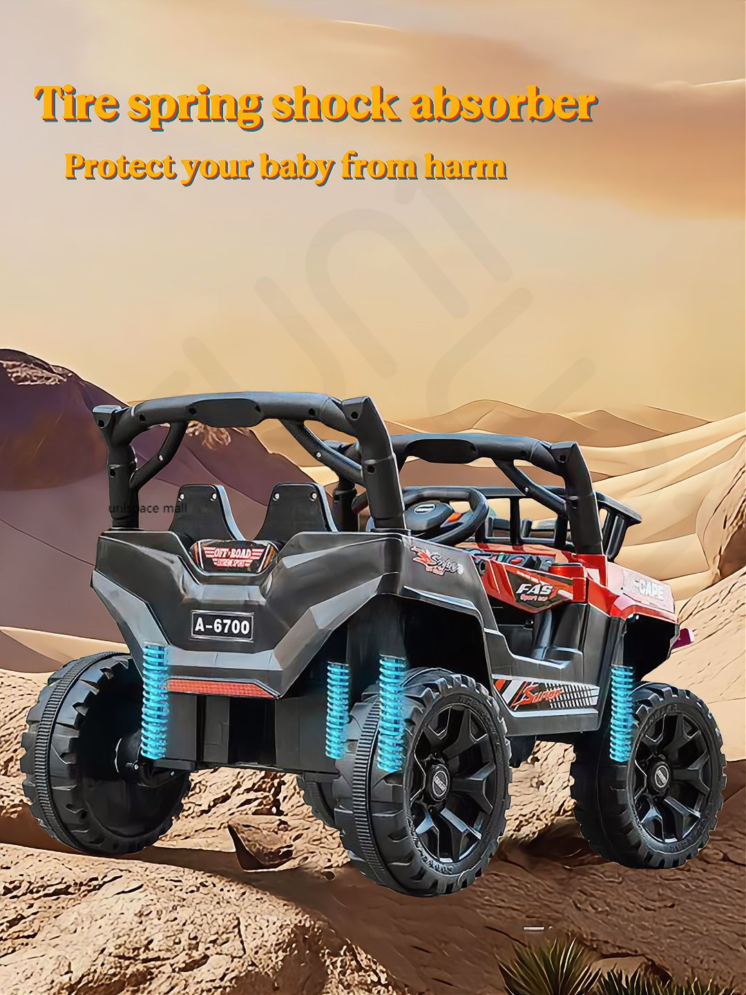 Children Electric Car Kids Jeep Off-road Rechargeable Remote Control ...