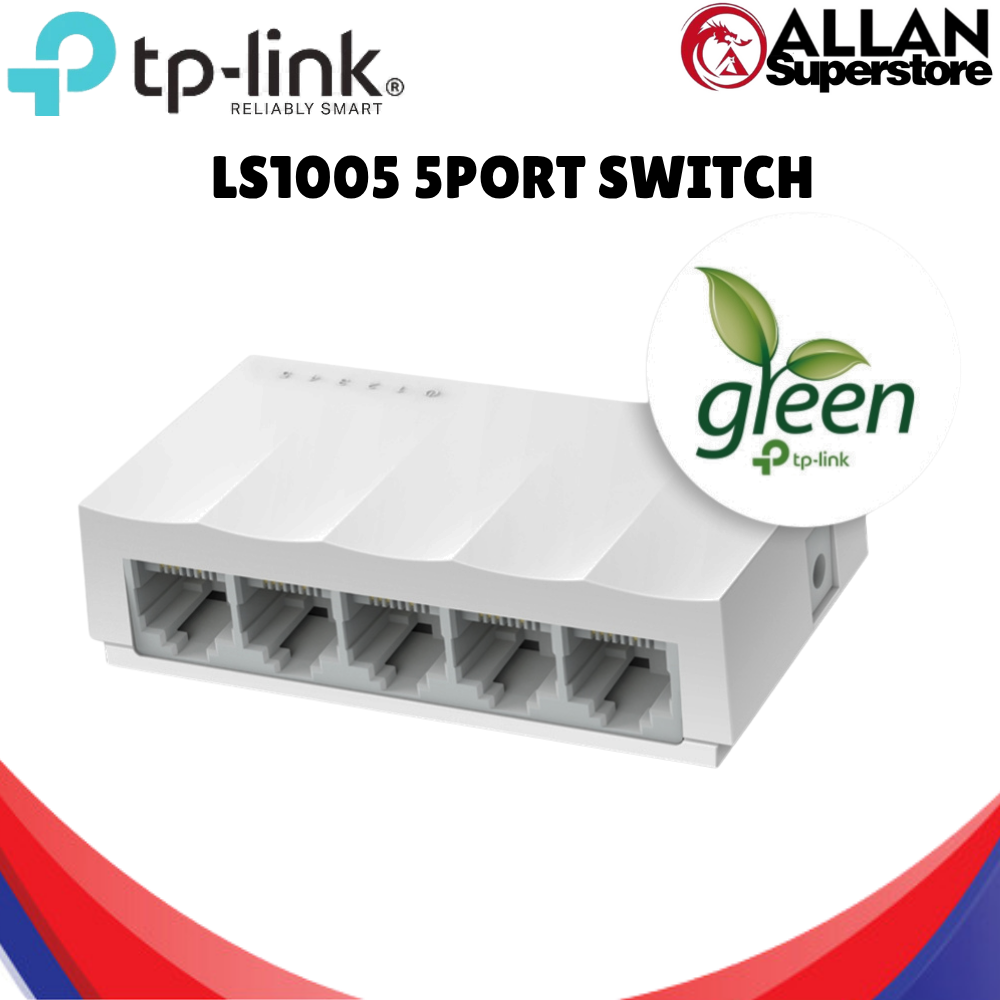 TP-Link LS1005 5-Port 10/100Mbps Desktop Switch | TPLINK | TP LINK | 5 ...