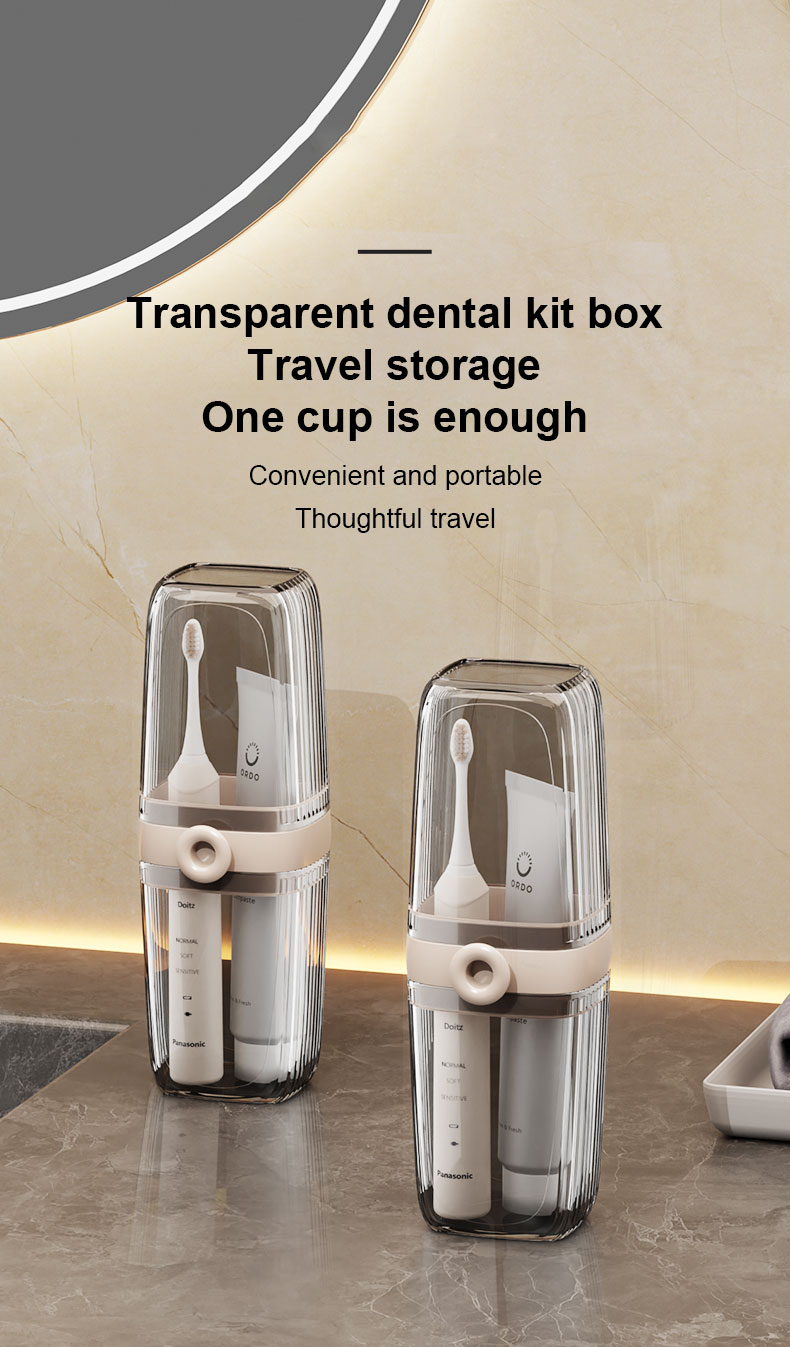 Toothbrush storage box, travel set of toothbrush and toothpaste with ...