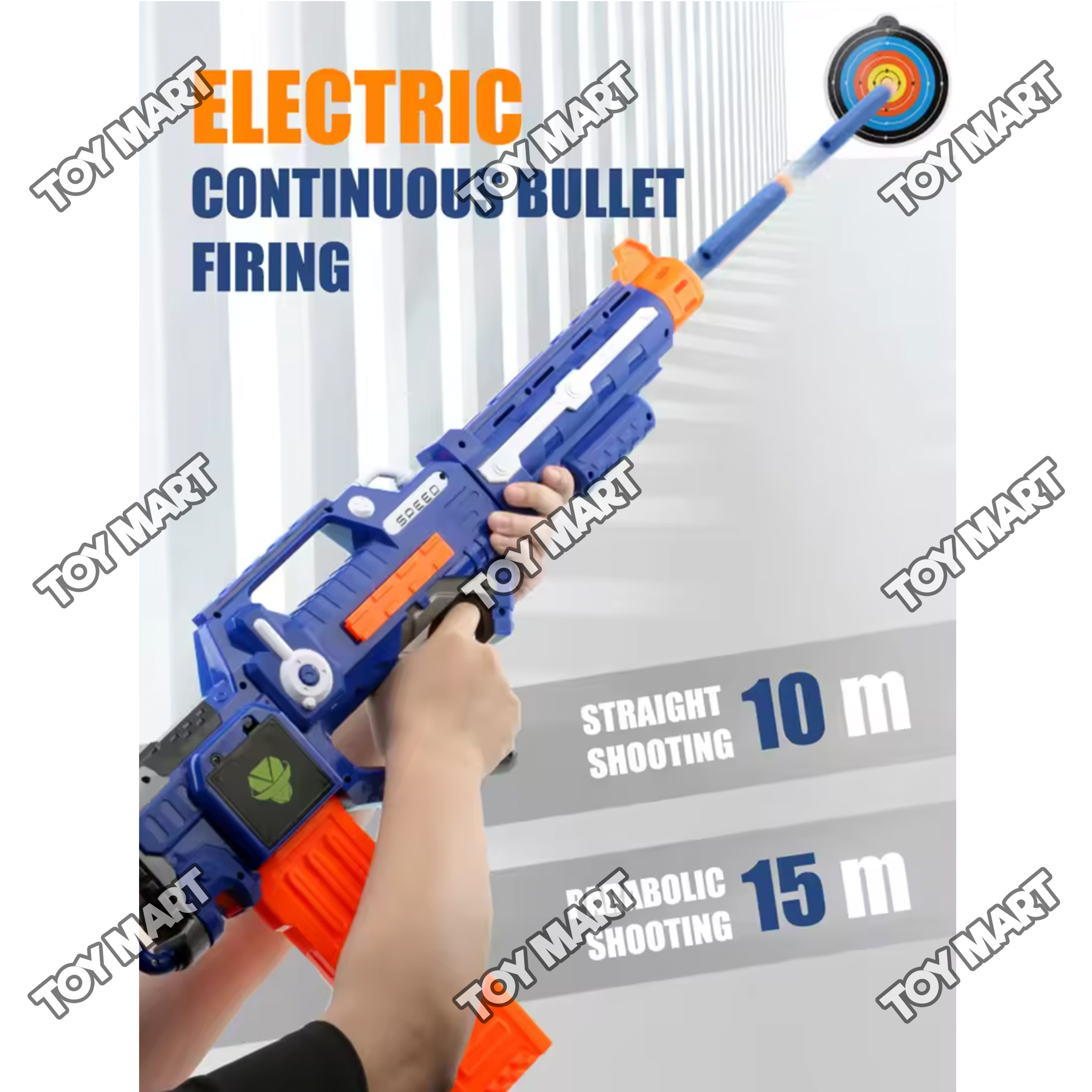 BLAST Long Barrel Stryfe Soft Bullet Toy Gun EVA Dart Blaster Toy for ...