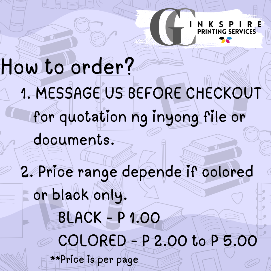 Document Printing | PISO Print | Shopee Philippines