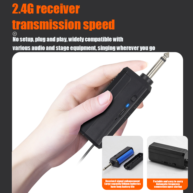 Professional UHF wireless microphone handheld dynamic system karaoke ...