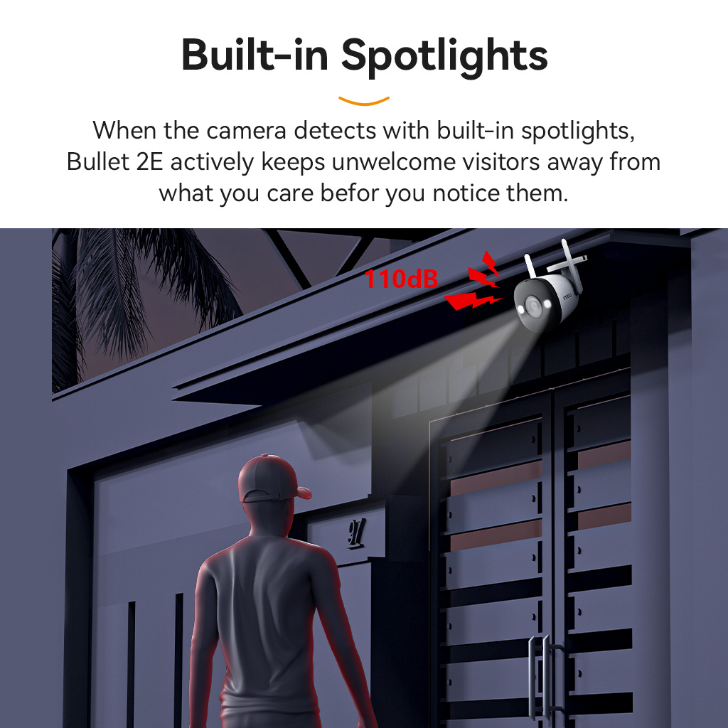 Imou Bullet 2E Outdoor Camera CCTV Security Camera ip Camera Wi-Fi ...