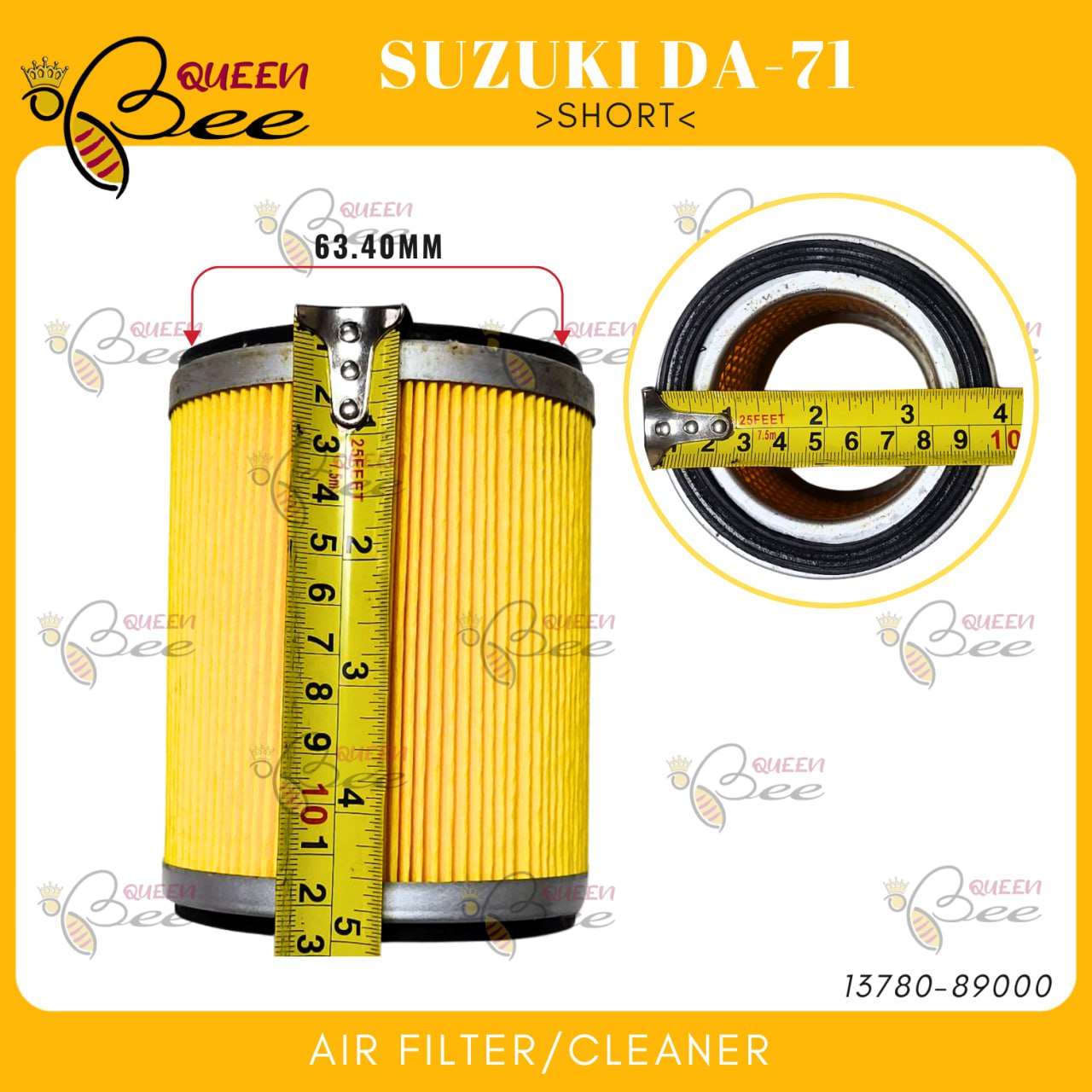 QUEEN BEE Air filter element for Suzuki multicab f6a DA-71 Air Filter ...