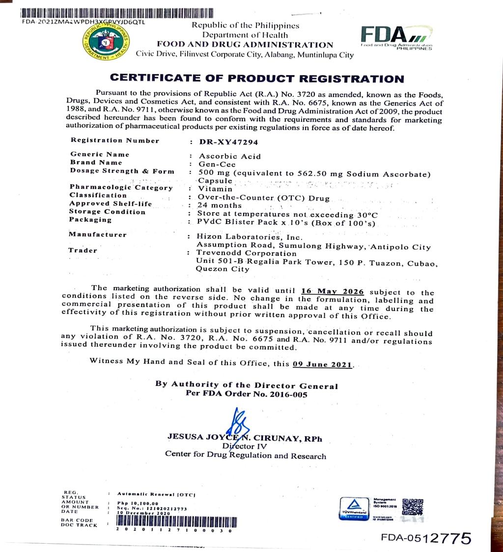 GEN-CEE Vitamin C Ascorbic Acid | Shopee Philippines