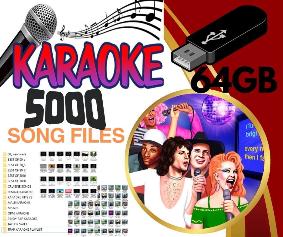 Offline Karaoke MP4 64GB USB 5000+ songs | Shopee Philippines