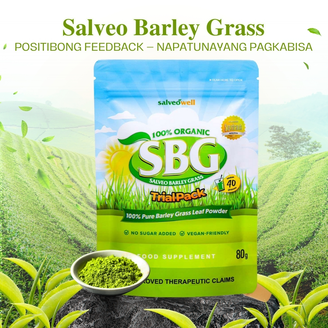 ( FREE GINNER) Salveo organic barley grass powder SBG Providing ...