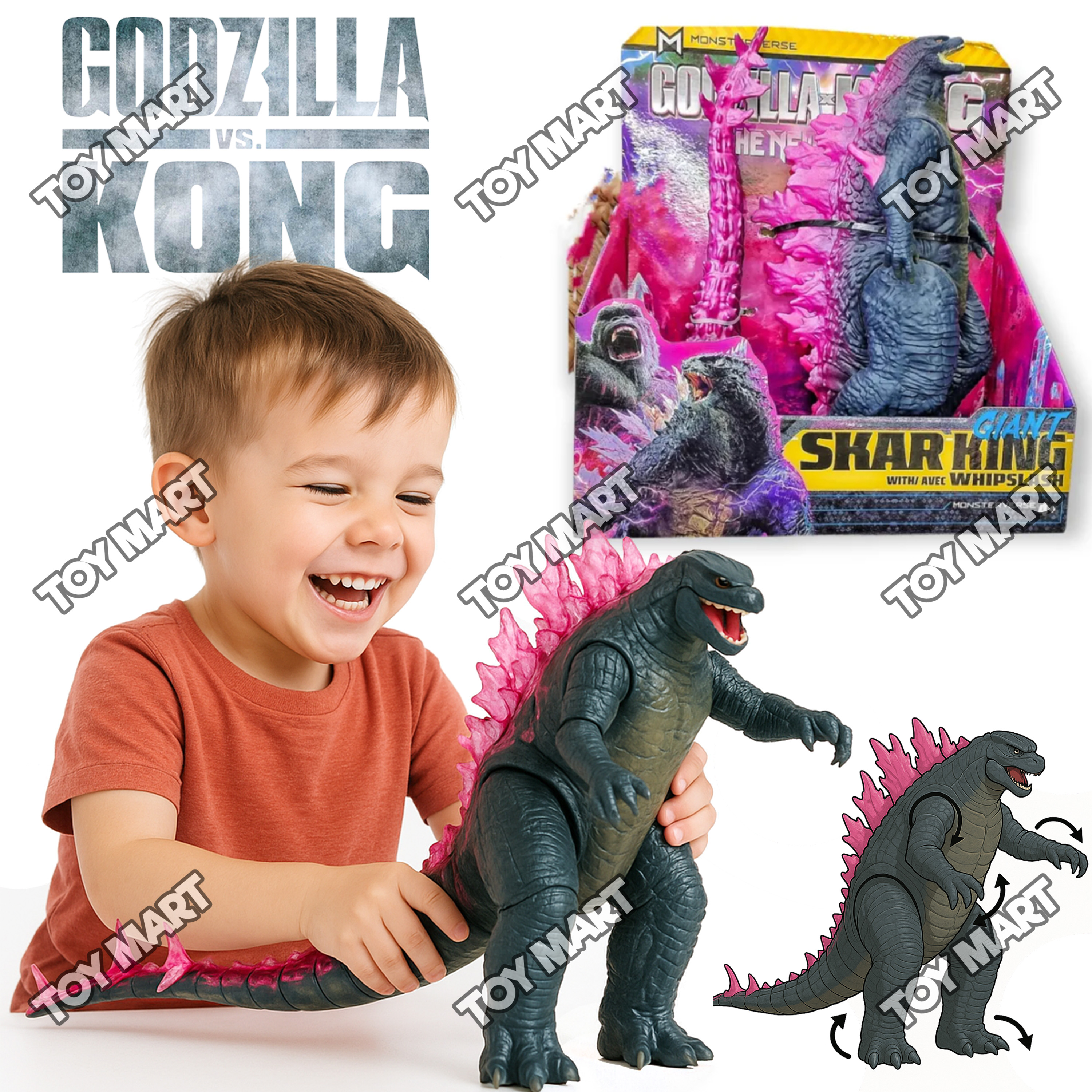 Shimo Ice Beast Godzilla x Kong Collectible Authentic Action Figure Toy ...