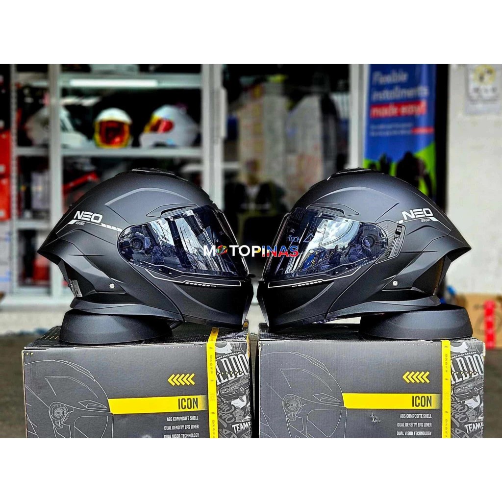 Spyder Neo Icon Modular Dual Visor Helmet | Shopee Philippines