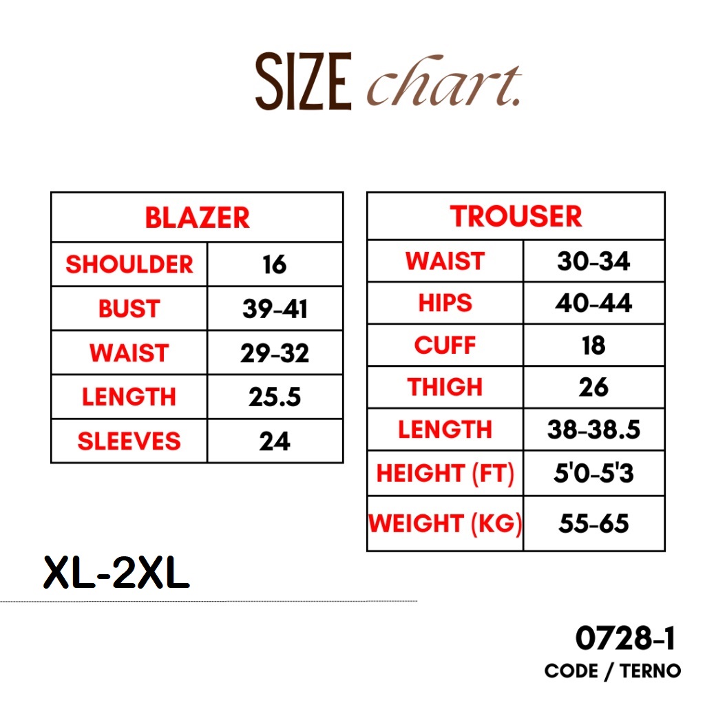 Plus Size Terno Set Coordinates Long Sleeve Blazer and Wide-Leg Trouser ...