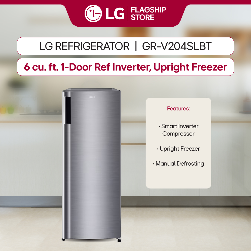 LG Refrigerator - 6 Cu. Ft. 1-Door Refrigerator w/ Smart Inverter ...