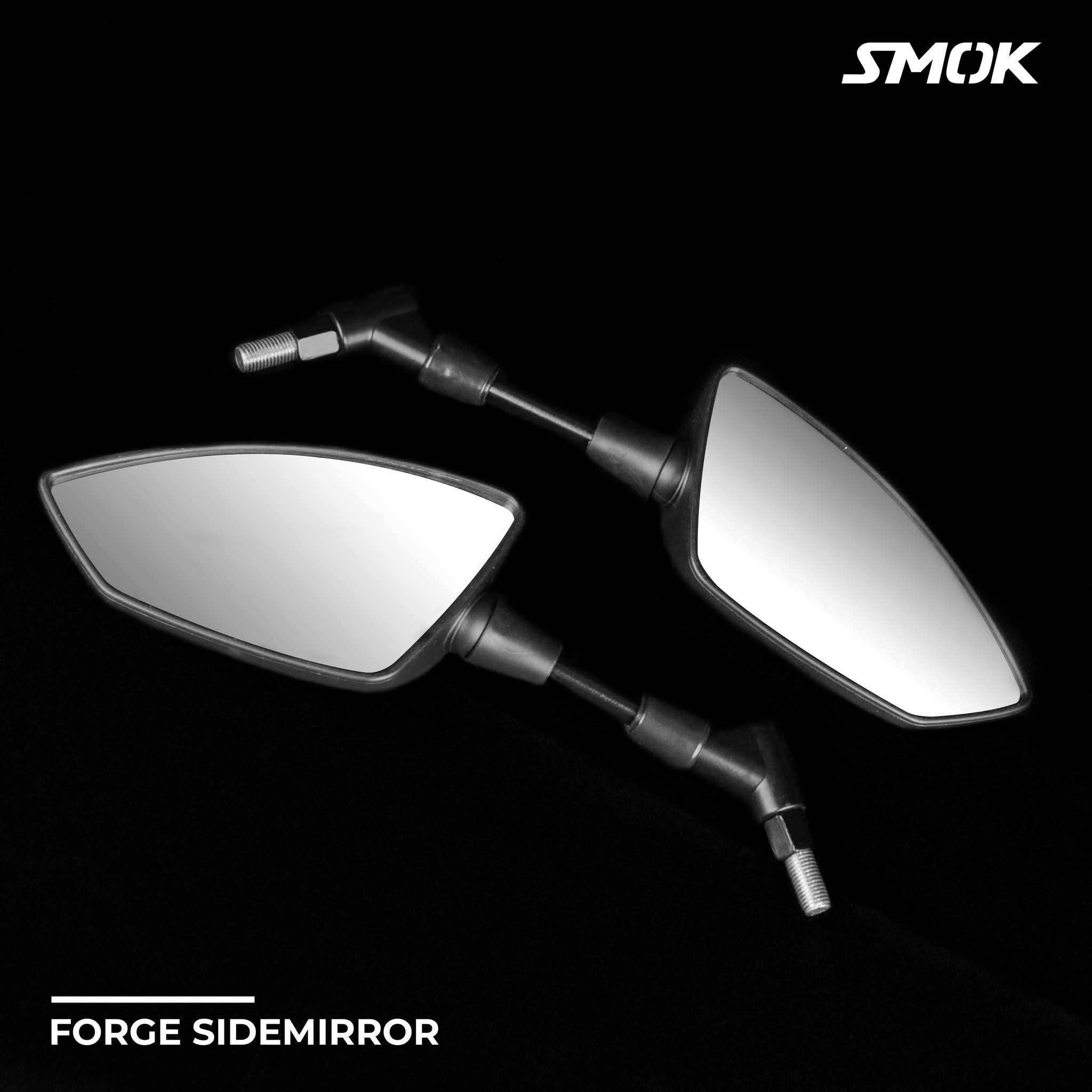 【EAGLE SPEED】SMOK FORGE BLACK SIDE MIRROR WITH BOLT UNIVERSAL ORIGINAL ...