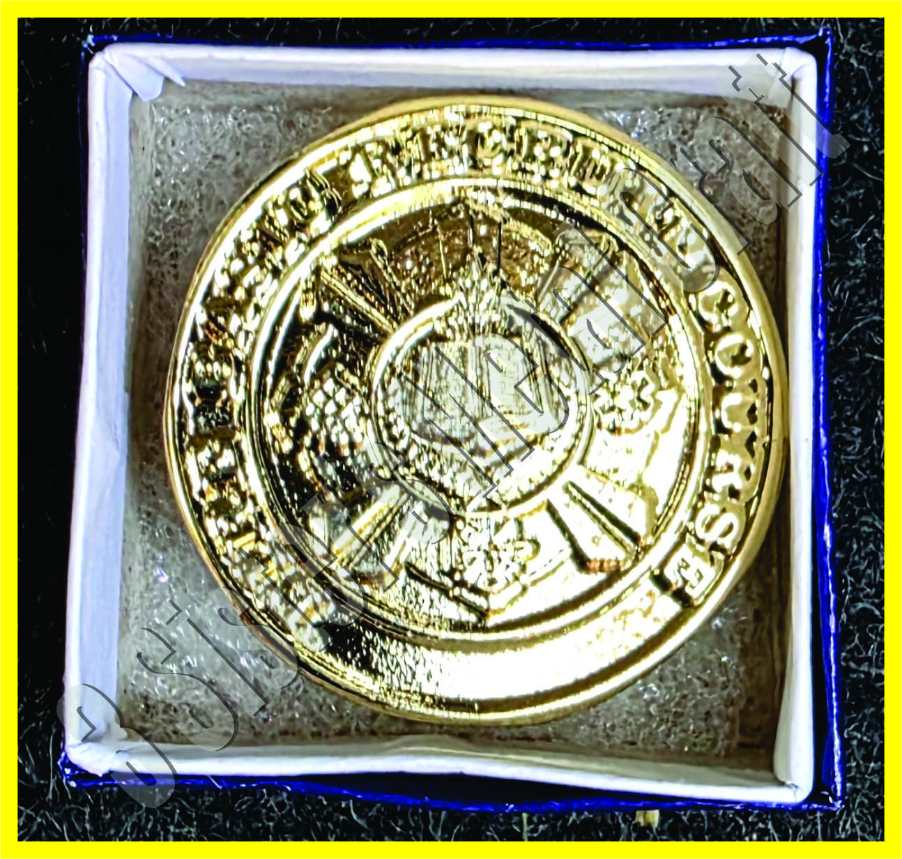 Fire Basic Recruitment Course (New Design) Pin, molder type, brass ...