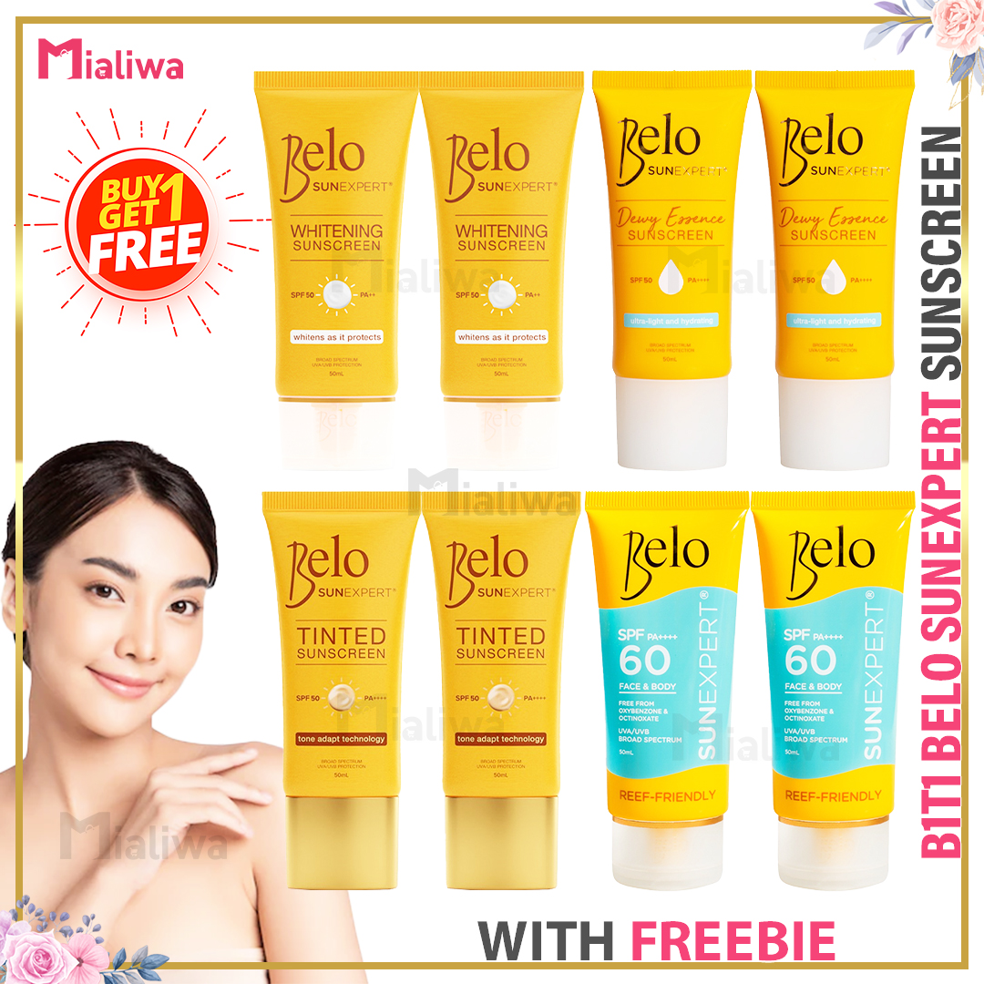 B1T1 Belo SunExpert Tinted Whitening Reef-Friendly Dewy Essence ...