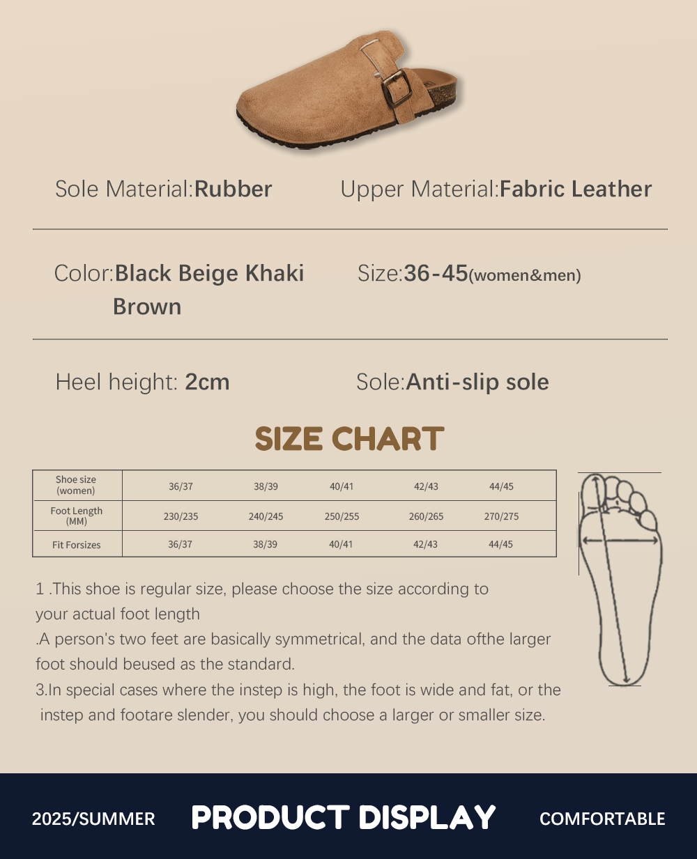 YOTO Clog Sandals For Women Unisex Casual Outdoor Half Slippers Lazy ...