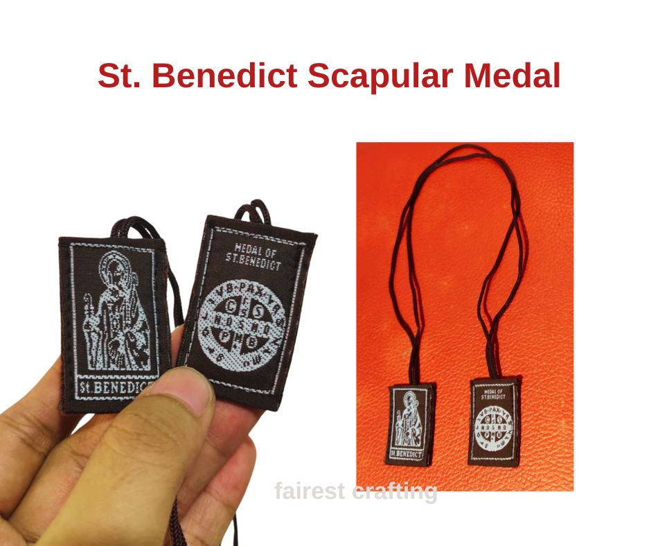 Saint Benedict Scapular Catholic Symbol | Shopee Philippines