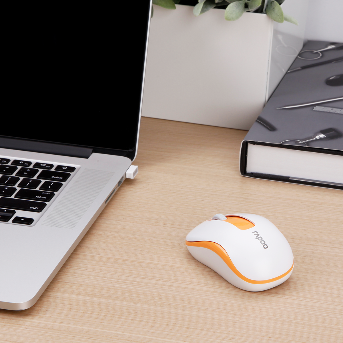 Rapoo M216 Wireless Mouse 2.4G Optical Entry Level Mice for Laptop Computer accessories（black ...