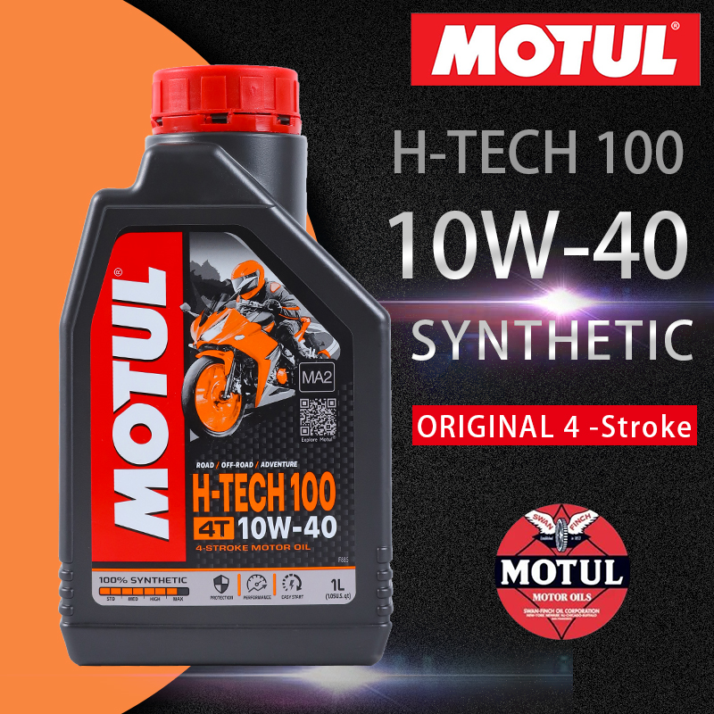 Motul Oil H-tech 100 1L 4T 10w40 Fully Synthetic 4 Stroke honda click ...