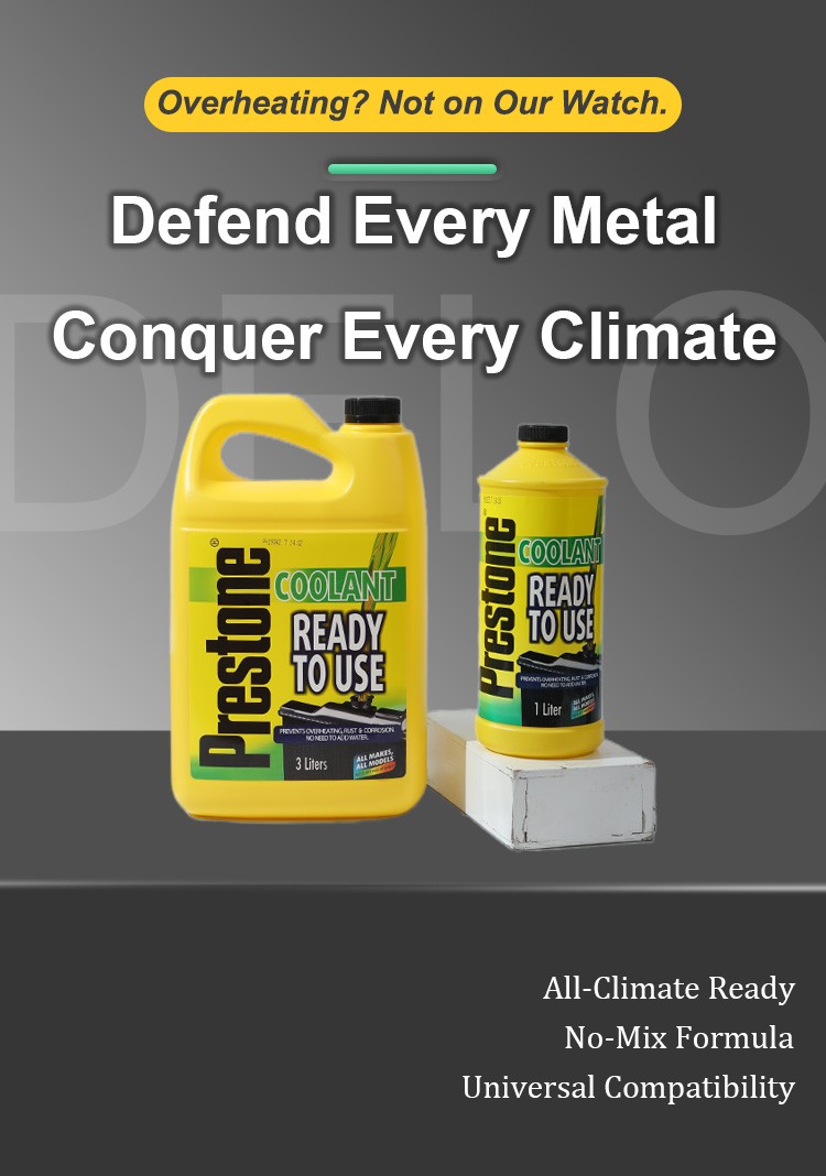Prestone Coolant Ready To Use 3L Car And Motorcycle Radiator Coolant ...