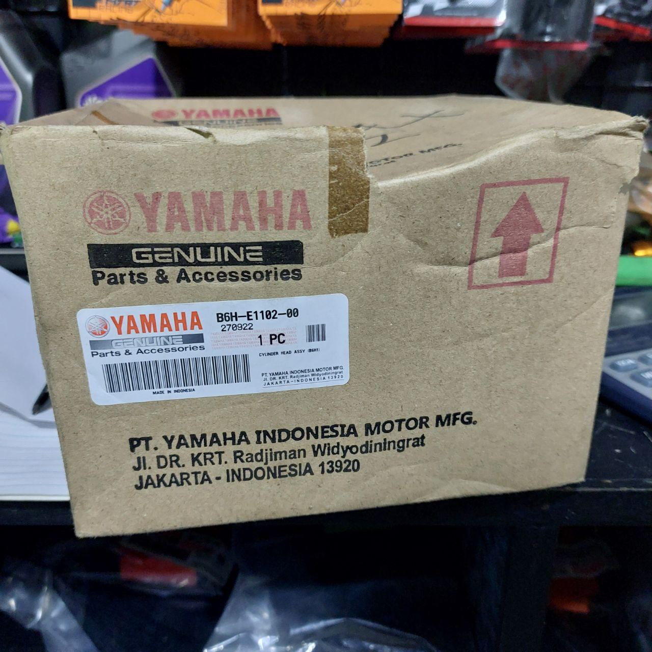 Yamaha Cylinder head aerox v2 (B6H-E1102-00) | Shopee Philippines